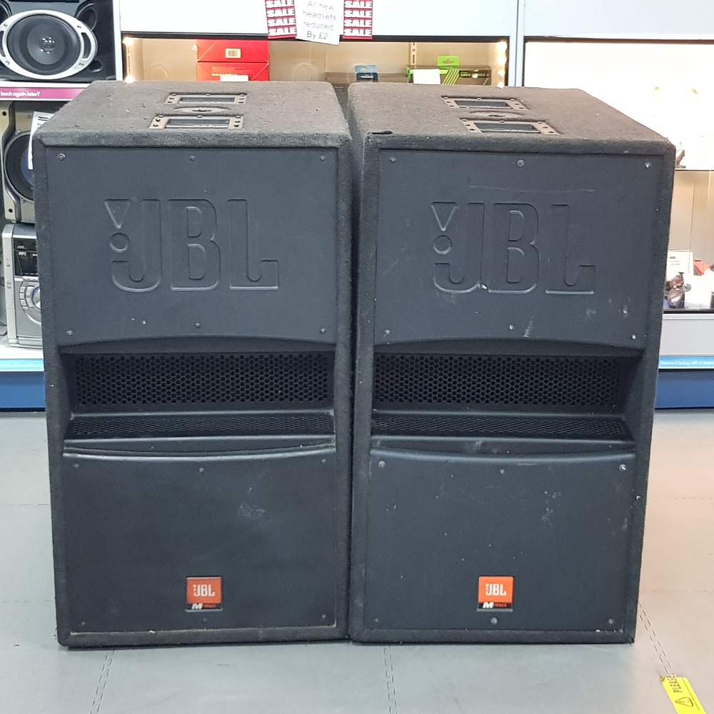 Pre-owned pair of untested JBL MP 255S MPro Series Dual 15" Portable ...